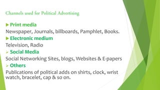 Selling & spinning political advertising | PPT