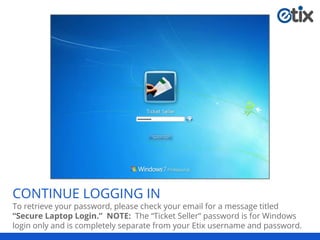 How To Set Up Your Etix Selling Station | PDF