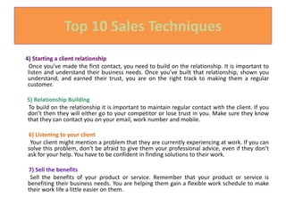 Selling technique | PPT