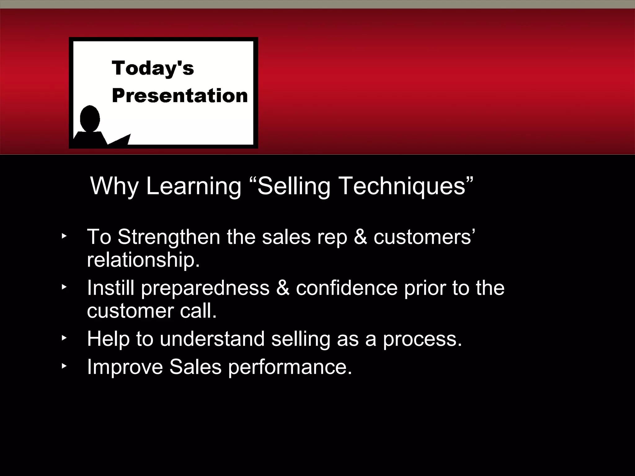Selling Techniques | PPT