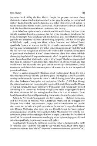 Selling the free market | PDF