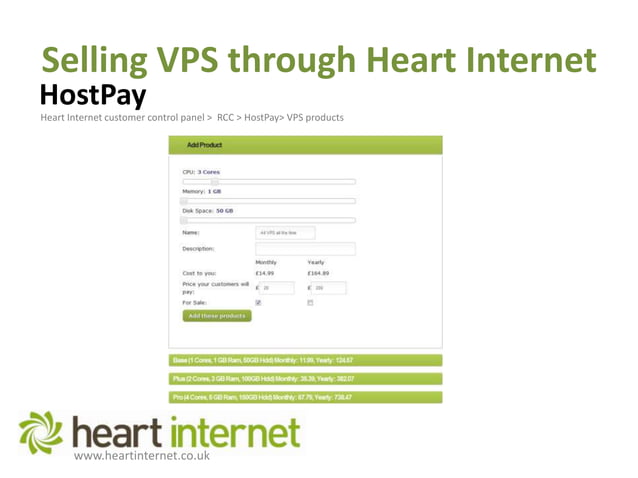 Selling vps presentation | PPT