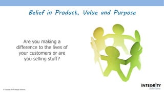Selling With Values and Integrity: Creating a Purpose-Driven Sales ...