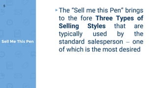 Sell me this pen | PDF