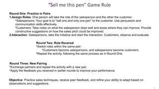 "Sell me this pen" personal selling class activity game.pptx