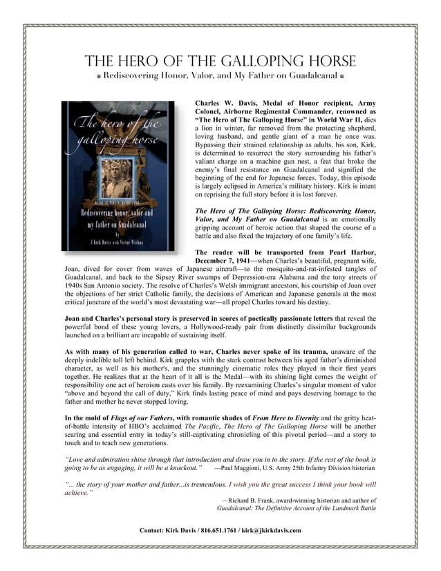 'The Hero of the Galloping Horse" Sell Sheet | PDF | Drama | Genres