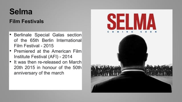 Selma review | PPT