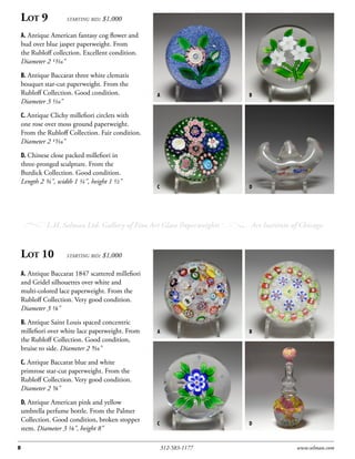 Auction Of Glass Paperweights | PDF