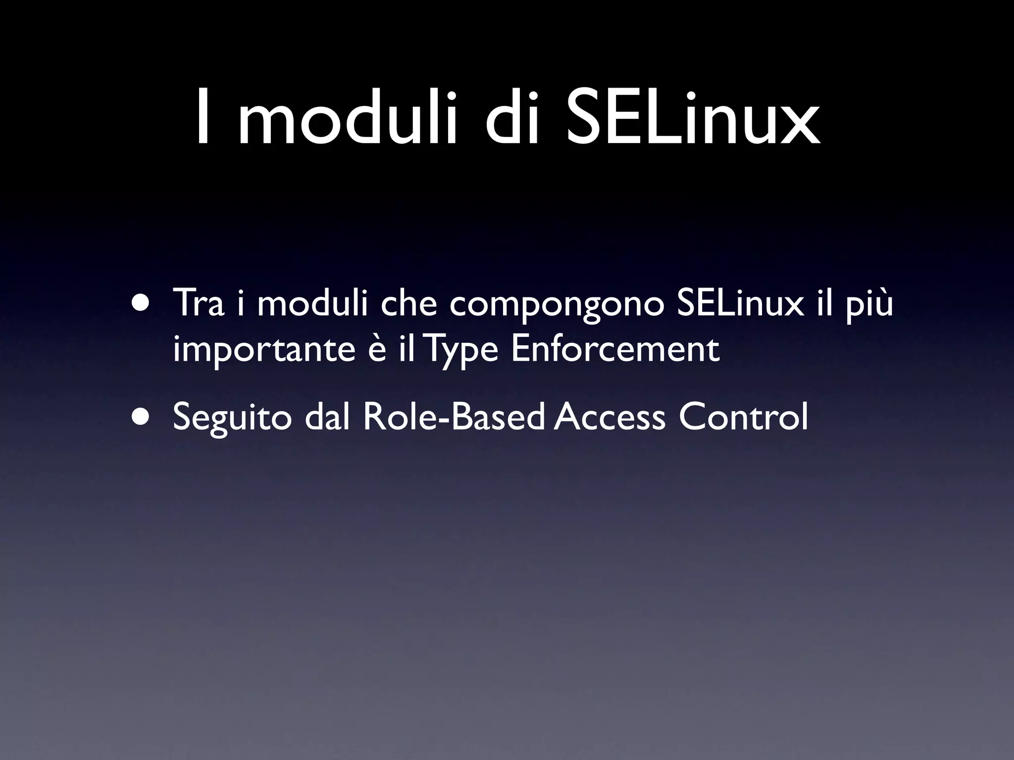 SELinux - overview | PDF