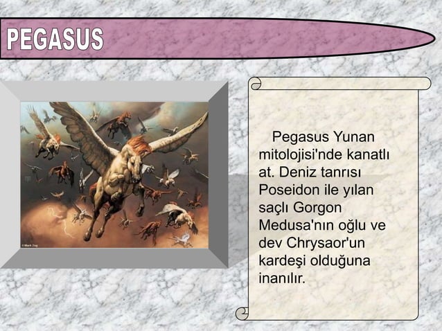 mitoloji ve mitolojik canlılar | PPT