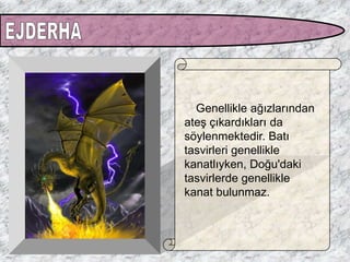 mitoloji ve mitolojik canlılar | PPTX