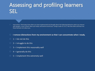 Social and Emotional Learning | PPTX