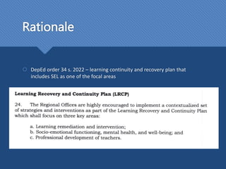 Social and Emotional Learning | PPTX