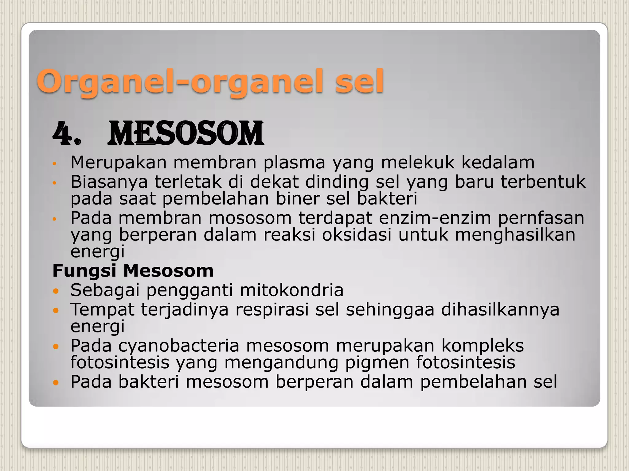 Sel prokariotik | PPTX