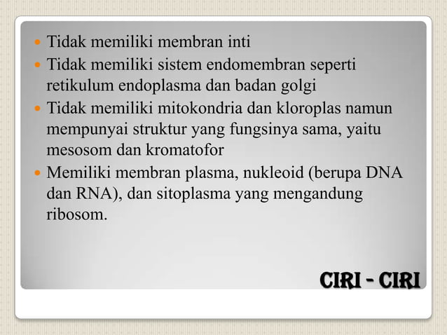 Sel prokariotik | PPTX