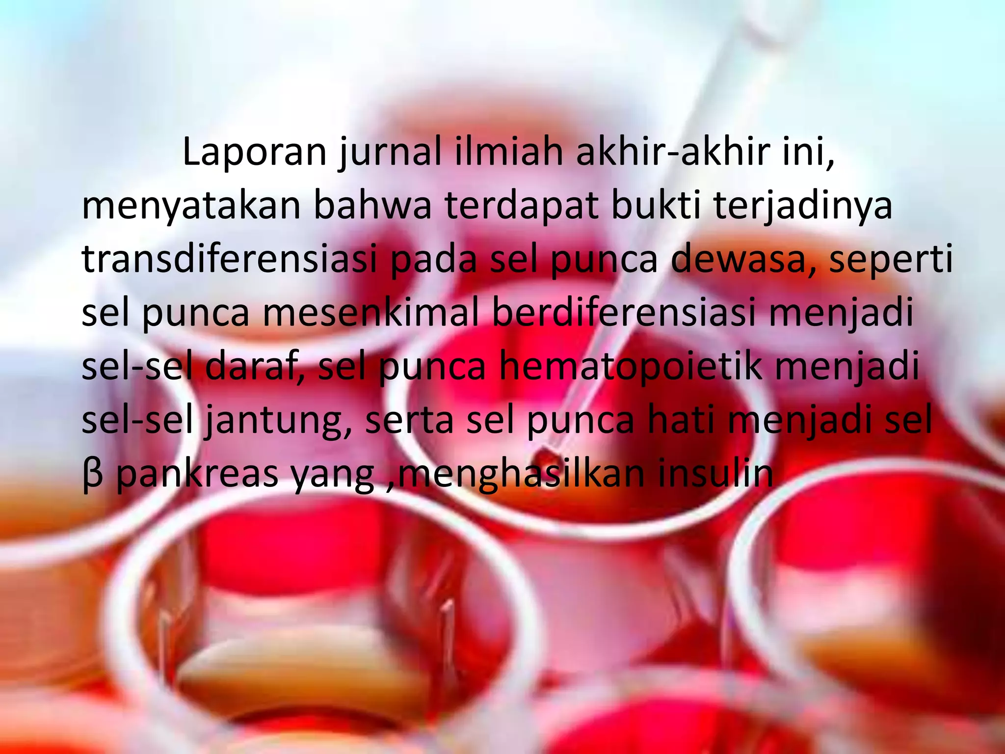 Sel punca (stem cell) | PPTX