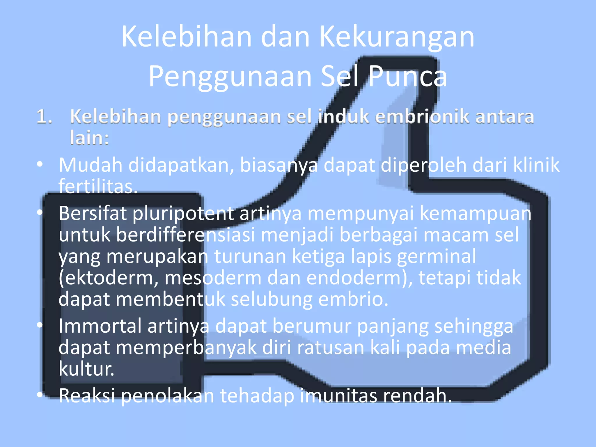 Sel punca (stem cell) | PPTX