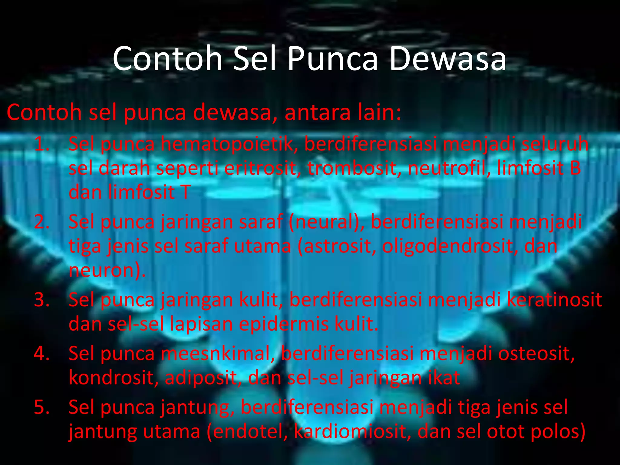 Sel punca (stem cell) | PPTX