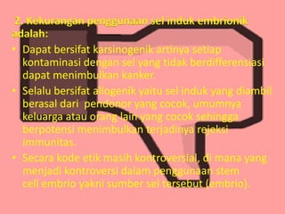 Sel punca (stem cell) | PPTX