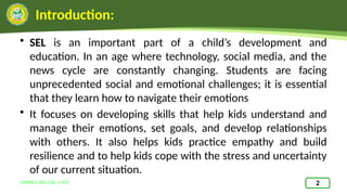 SEL Social and Emotional Learning platform | PPTX