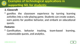 SEL Social and Emotional Learning platform | PPTX