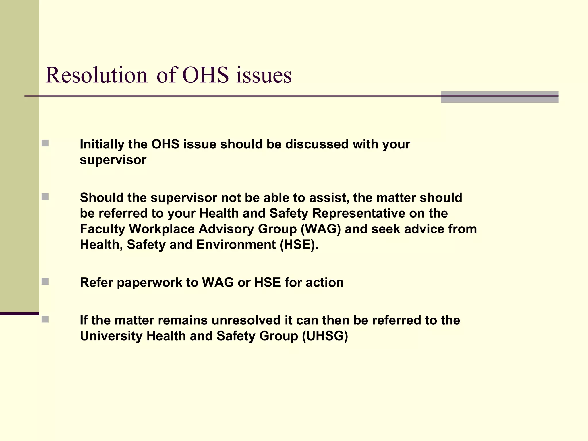 Workplace Health & Safety | PPT