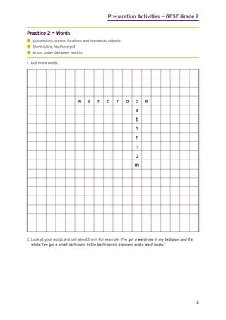 Selt gese grade 2 preparation activities | PDF