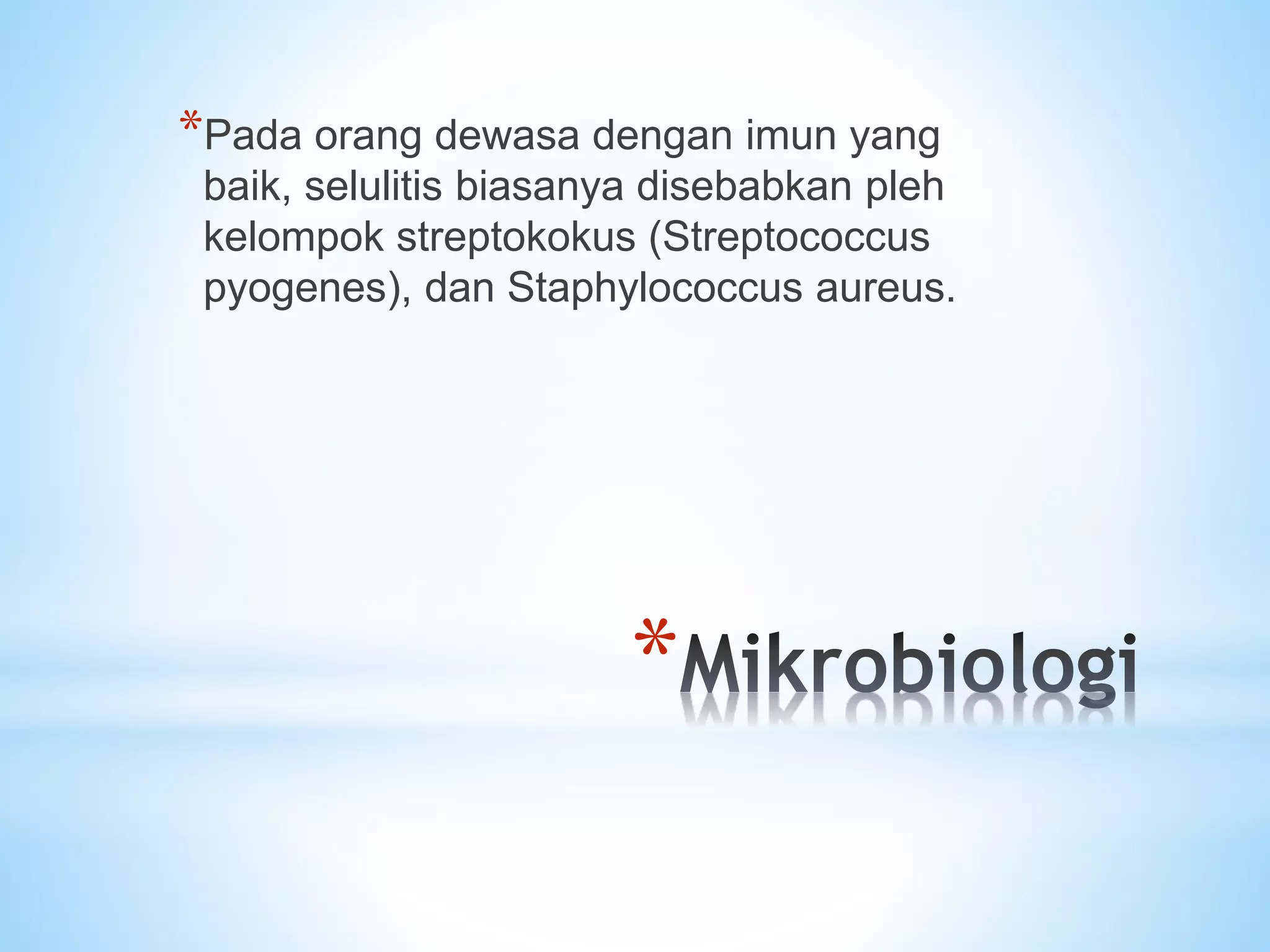 selulitis ppt | PPTX