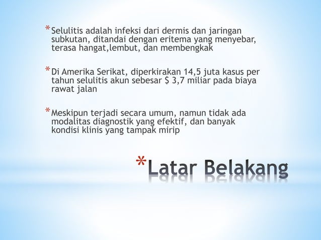 selulitis ppt | PPTX
