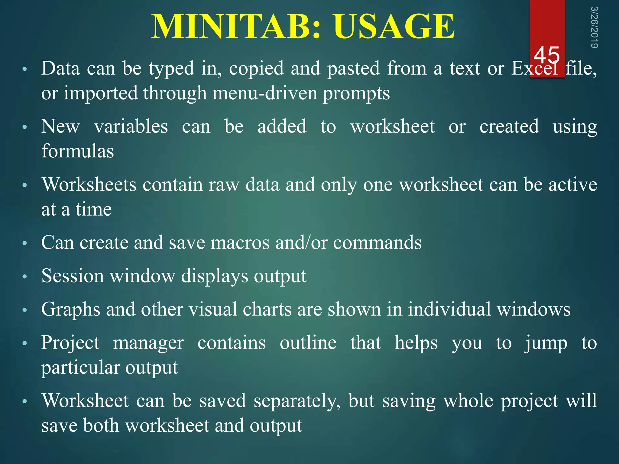 Various statistical software's in data analysis. | PPTX | Computer ...