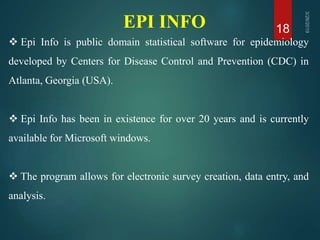 Various statistical software's in data analysis. | PPTX