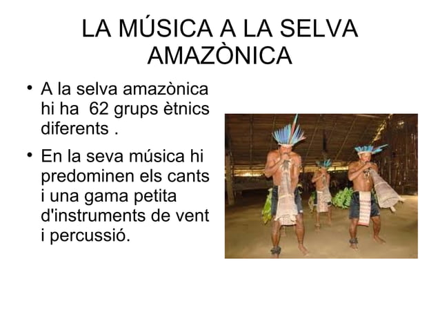 PROJECTE Selva amazònica 3er | PPT