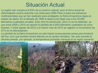 Selva amazonica | PPTX