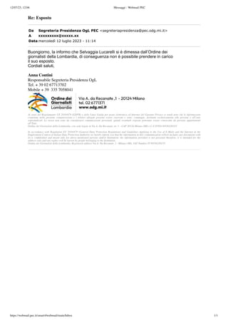 Selvaggia Lucarelli non è giornalista | PDF