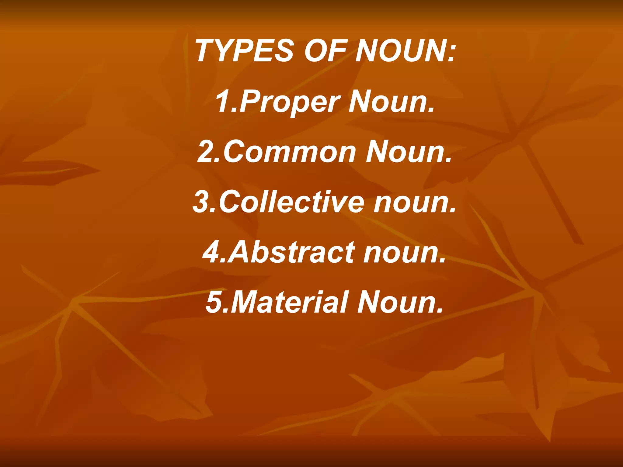 TYPES OF NOUNS | PDF