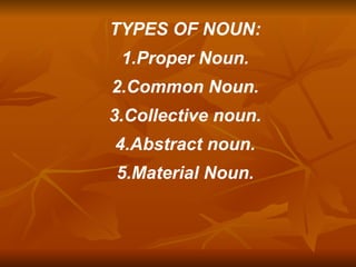 TYPES OF NOUNS | PDF