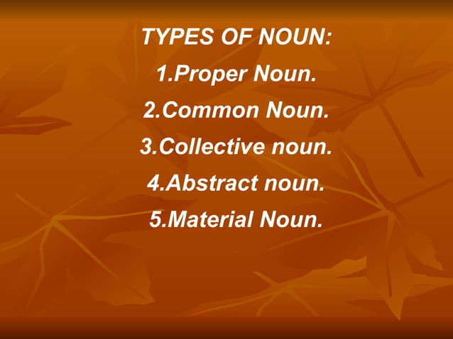 TYPES OF NOUNS | PDF