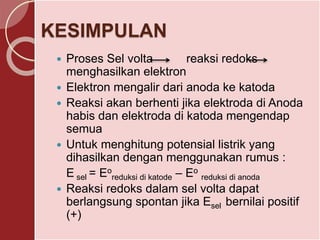 CARA KERJA SEL VOLTA(MATERI KELAS xii).pptx