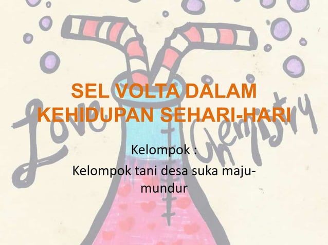 Sel volta dalam kehidupan sehari hari | PPTX