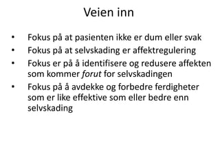 Selvskading hos gutter | PPT
