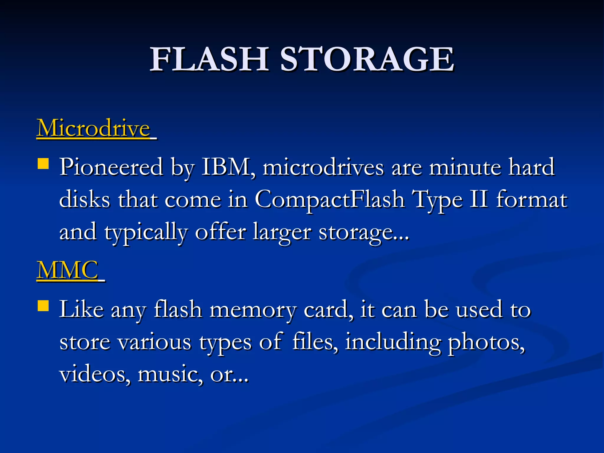overview of physical storage media | PPT