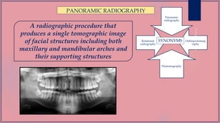 Panoramic radiography OPG | PPTX
