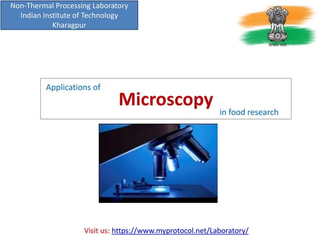 Microscopy in food research | PPTX | Physics | Science
