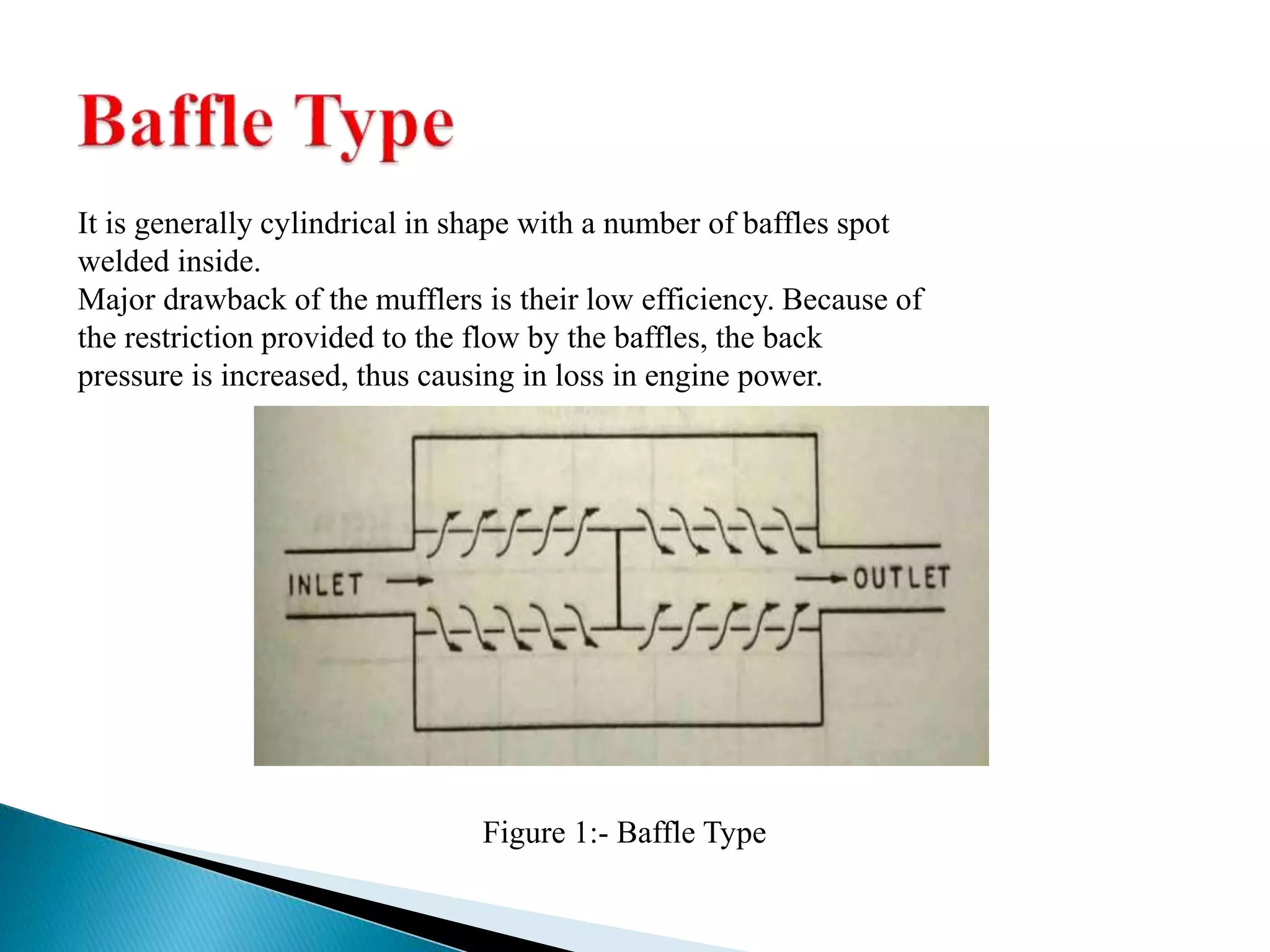 Design Of Muffler & Factors Affecting Efficiency Of Muffler | PPTX