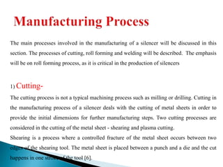 Design Of Muffler & Factors Affecting Efficiency Of Muffler | PPTX