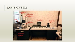 Scanning Electron Microscope | PPTX