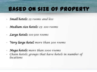 classification of hotels | PPT