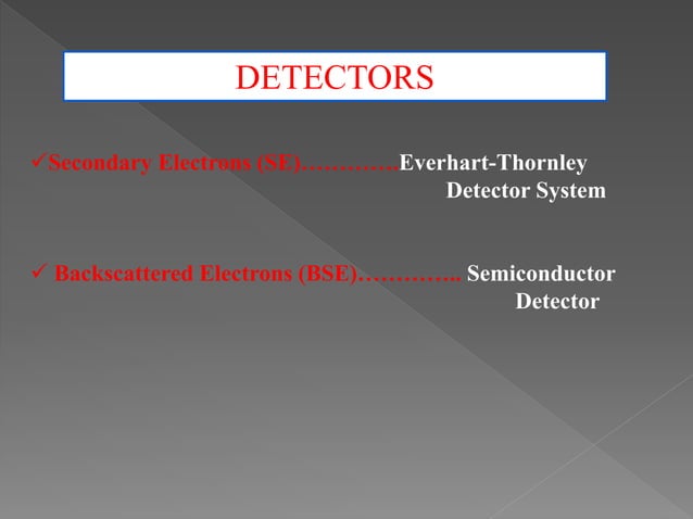 Scanning Electron Microscopy | PPT
