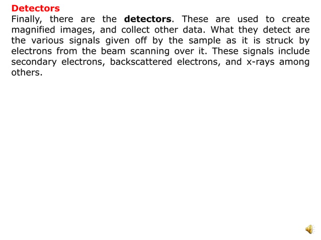 Scanning Electron Microscopy | PPT