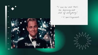 Comparison Between ‘The Great Gatsby’ Novel and Movie Adaptation | PPTX